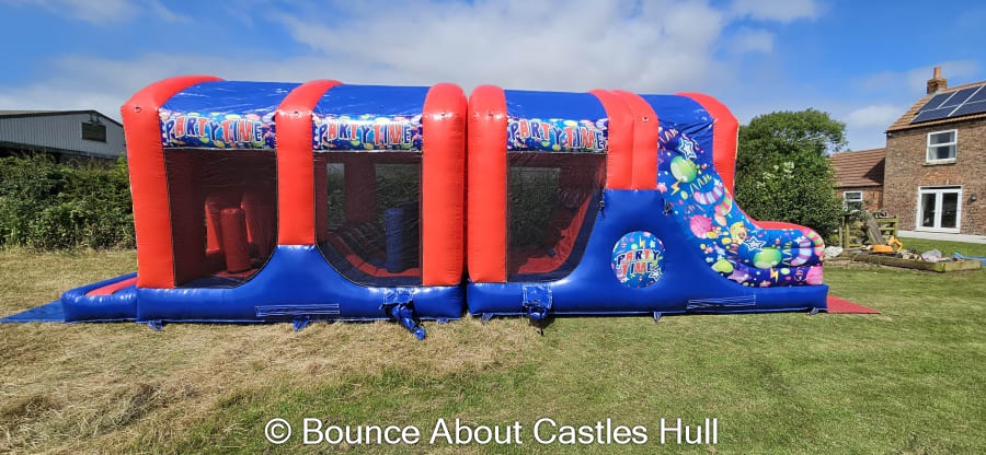 Party Time Obstacle Assault Course - New 2024 - Bouncy Castle Hire ...
