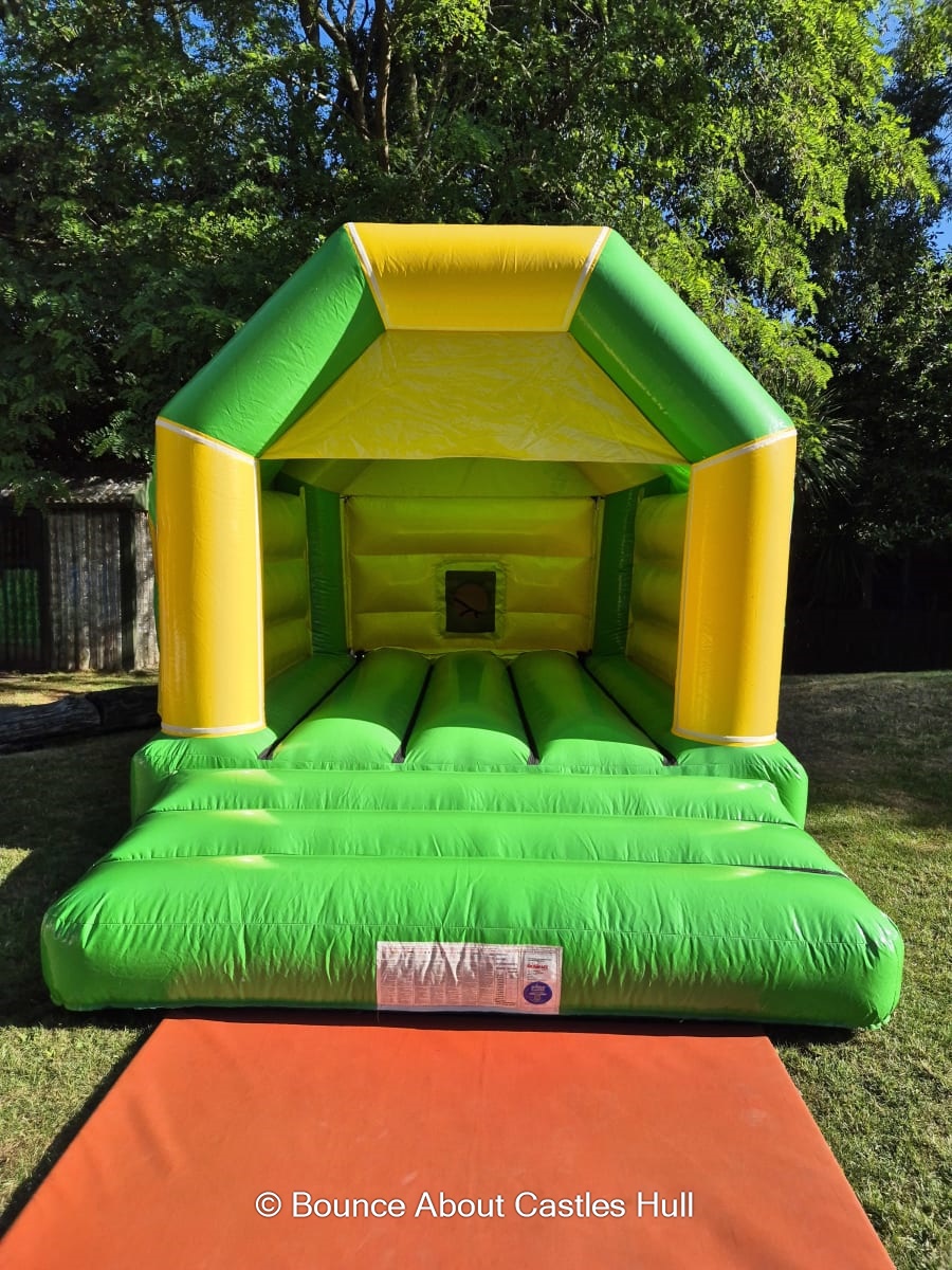 Yellow and Green 11 ft x 15 ft - PLAIN / THEMED - NEW 2024 - Bouncy ...